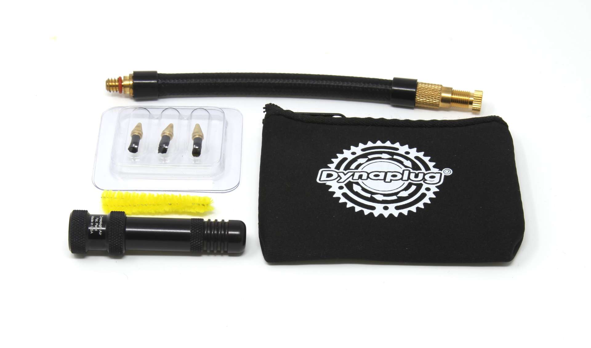 Dynaplug Air Road Tubeless Bicycle Tire Repair Kit Zwart