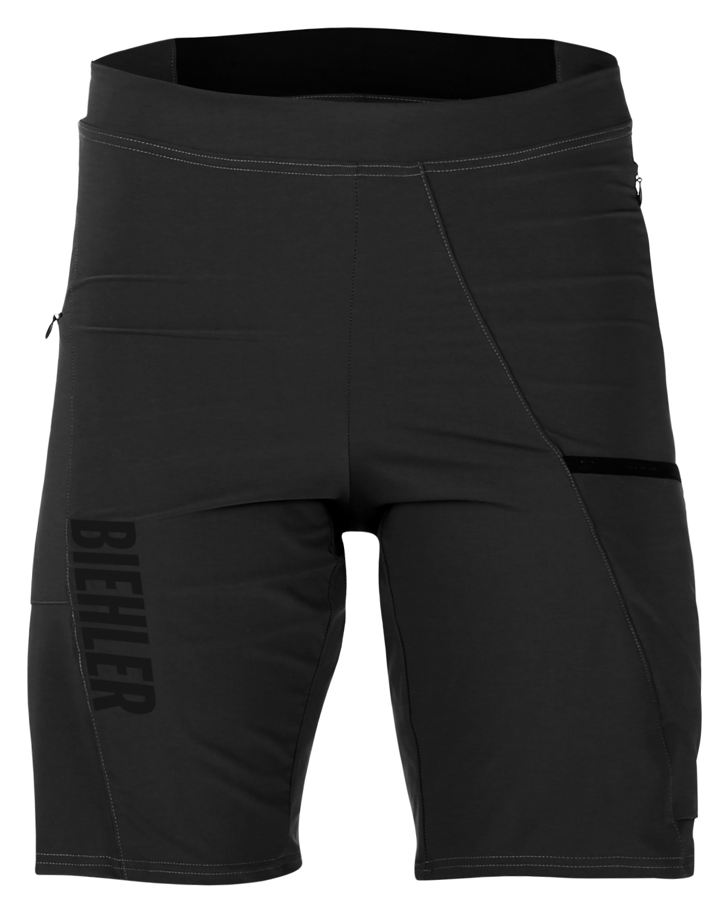 Biehler DSTNCE Gravel Fietsbroek Kort Zwart Heren koop je bij ...