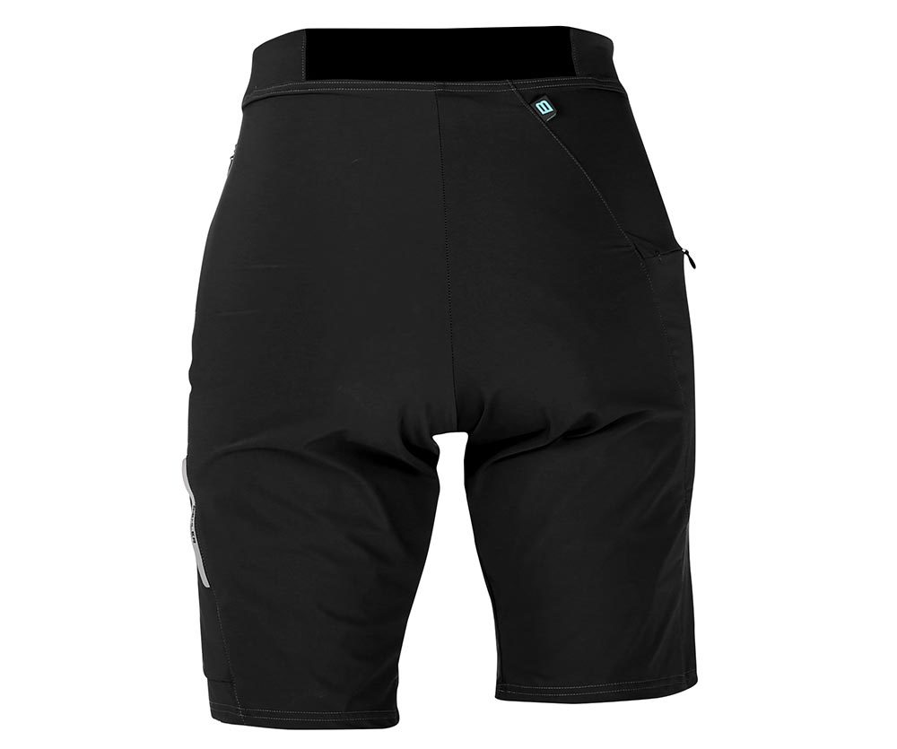 Biehler DSTNCE Gravel Fietsbroek Kort Zwart Dames