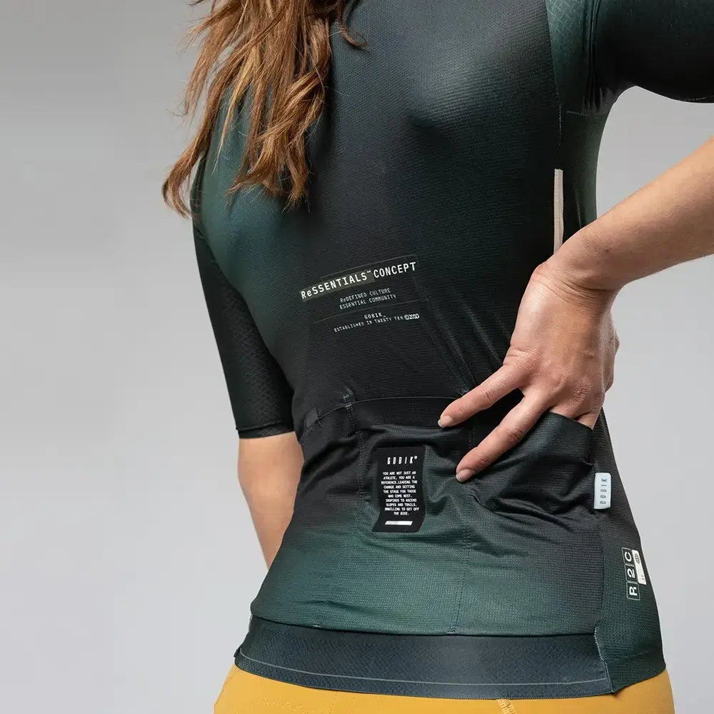 Gobik Infinity Fietsshirt Korte Mouwen Groen/Zwart