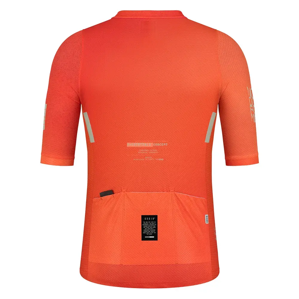 Gobik Stark Fietsshirt Korte Mouwen Oranje Heren koop je bij Futurumshop.nl
