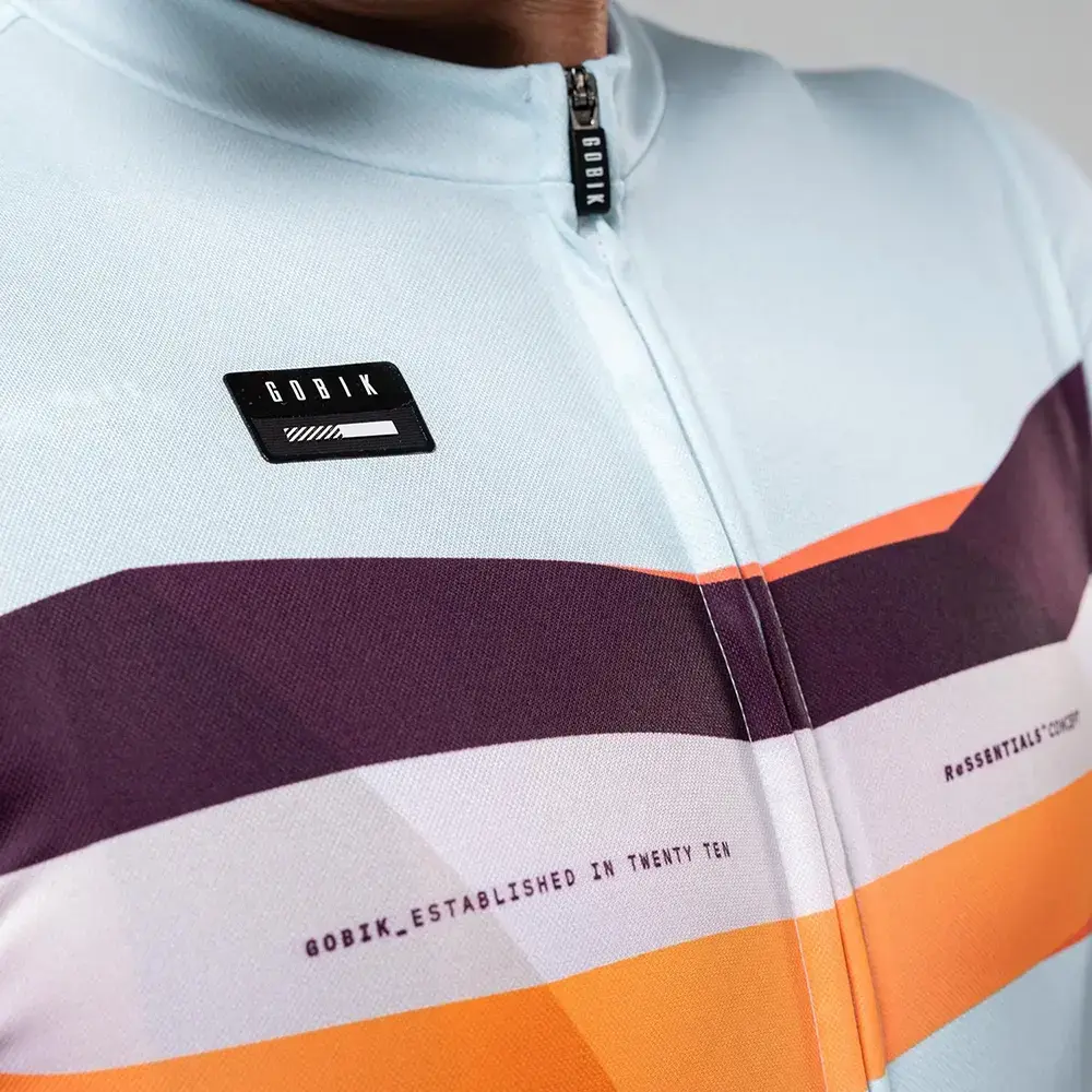 Gobik Stark Fietsshirt Korte Mouwen Lichtblauw Heren koop je bij ...