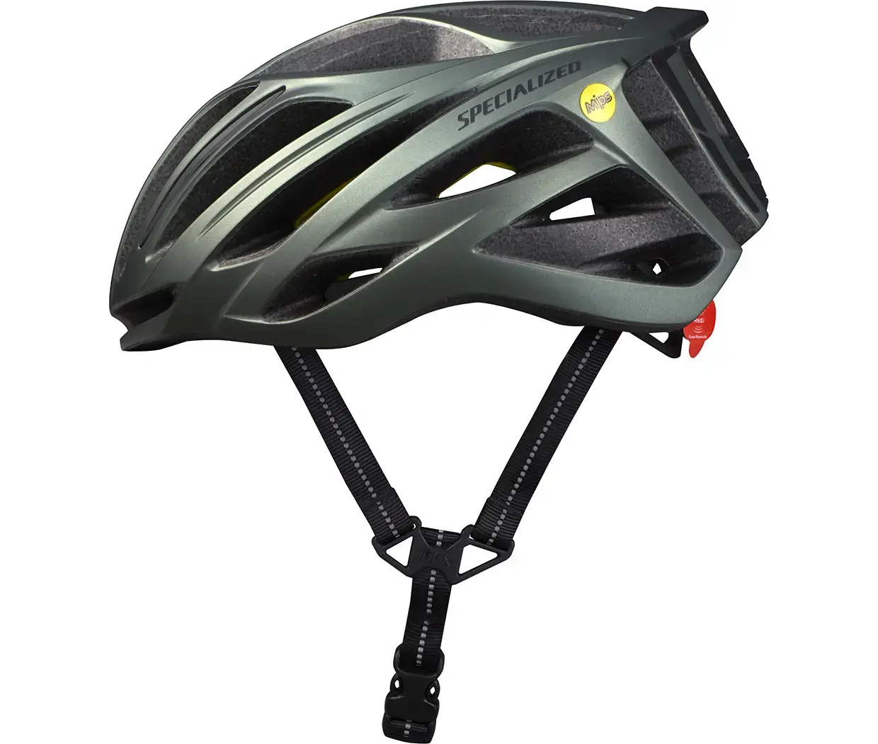 Specialized Echelon II MIPS Race Fietshelm Metallic Groen/Zwart Reflective