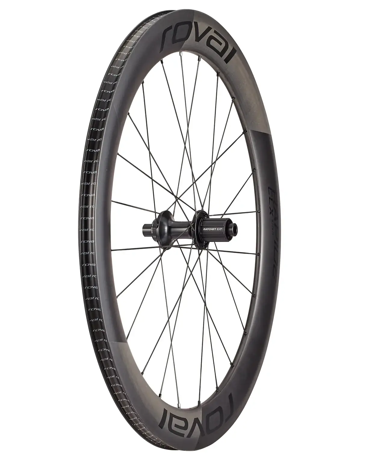 Roval Rapide CLX II Carbon Tubeless Disc Race Achterwiel Carbon/Zwart